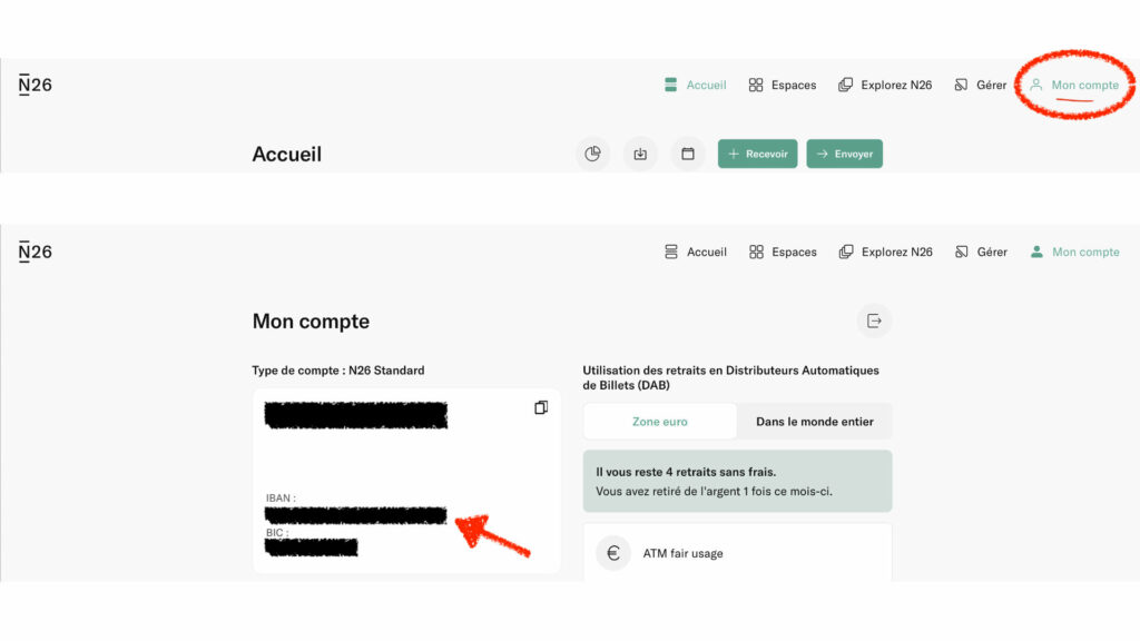 N26 Revolut Monese Where To Find The IBAN And The Account Number Of N26 Revolut Monese Where To Find The IBAN And The Account Number Of